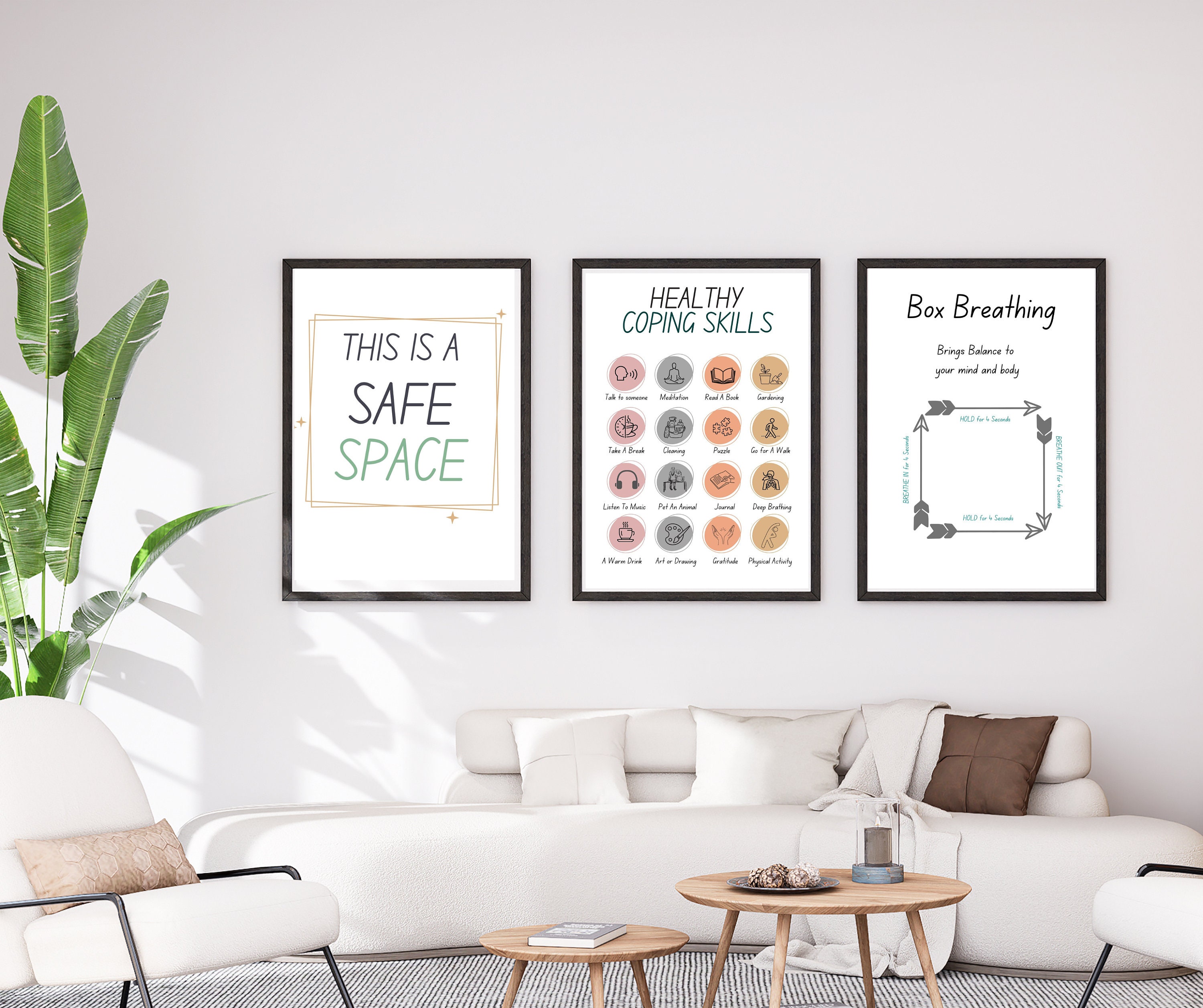 20 Therapist Office Decor Social Worker Posters Therapy Wall Art ...