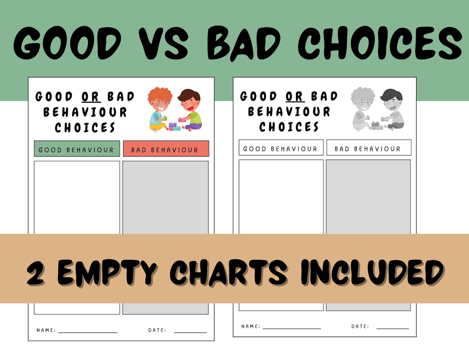 Good & Bad Behavior Sorting Activity | Teaching Material | Cut and ...