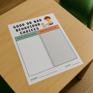 Good & Bad Behavior Sorting Activity | Teaching Material | Cut and ...