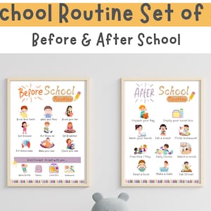 Before and After School Routine | Kids Room Decor | Back to School ...