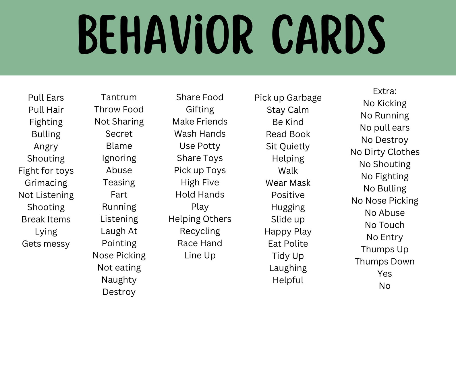75 Behavior Pecs , First Then Visual Aid , Toddler Behavior Chart ...