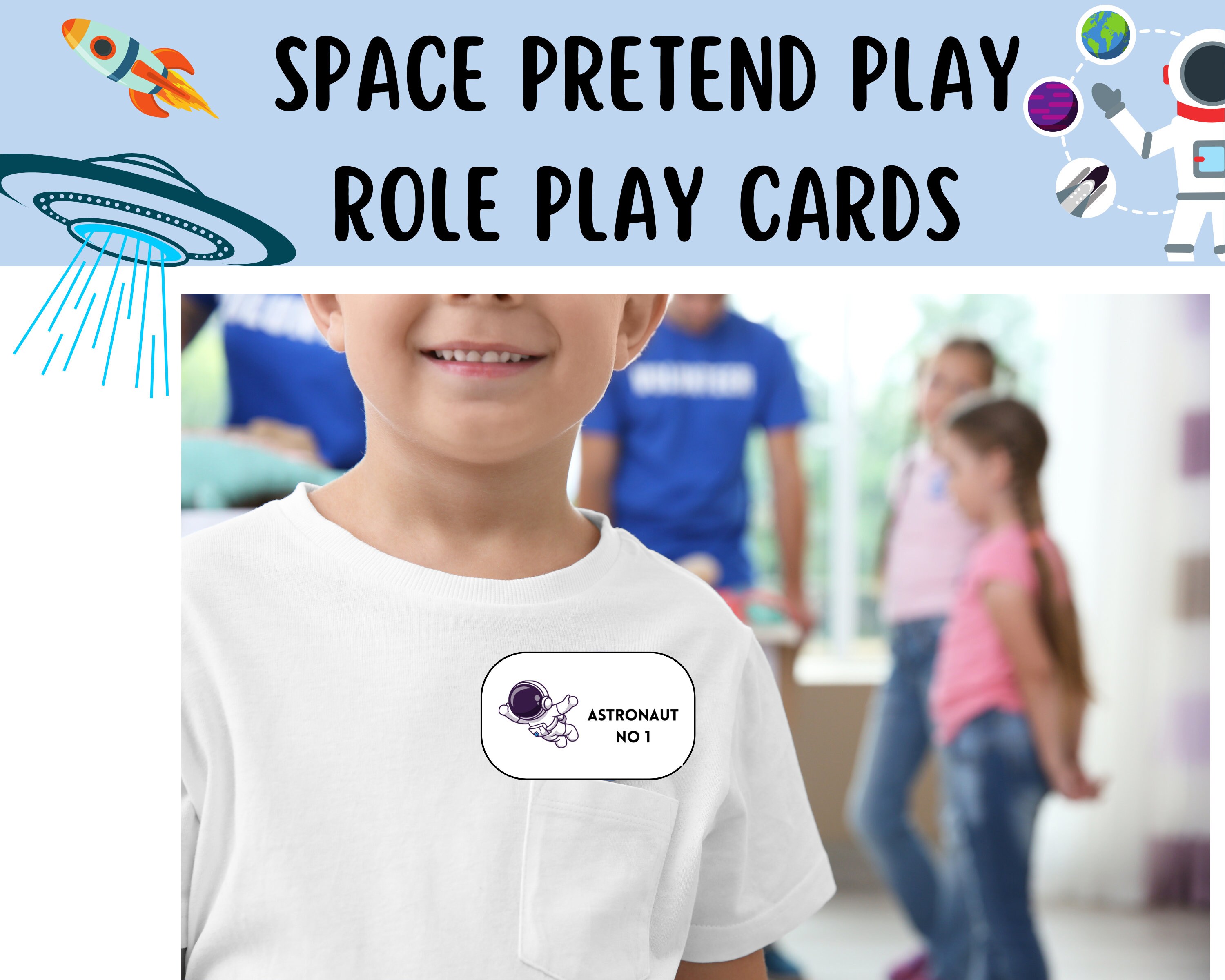 Space Station Pretend Play Printable, Space Dramatic Play, Kids Daycare ...
