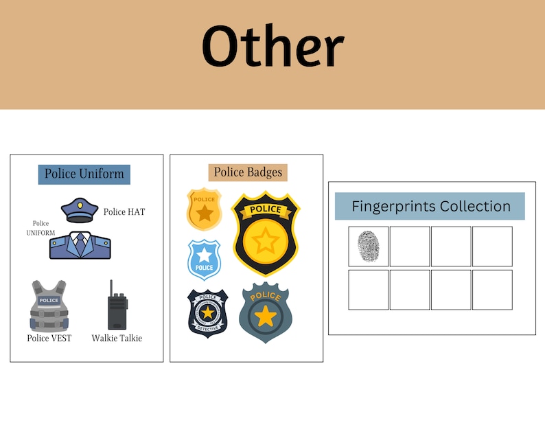 Police Officer Learning Role Play, Pretend Play, Toddler Dramatic Play ...
