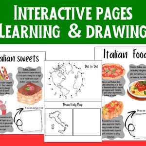 Italy Travel Activities, Kids Printable Worksheets for Italy ,coloring ...