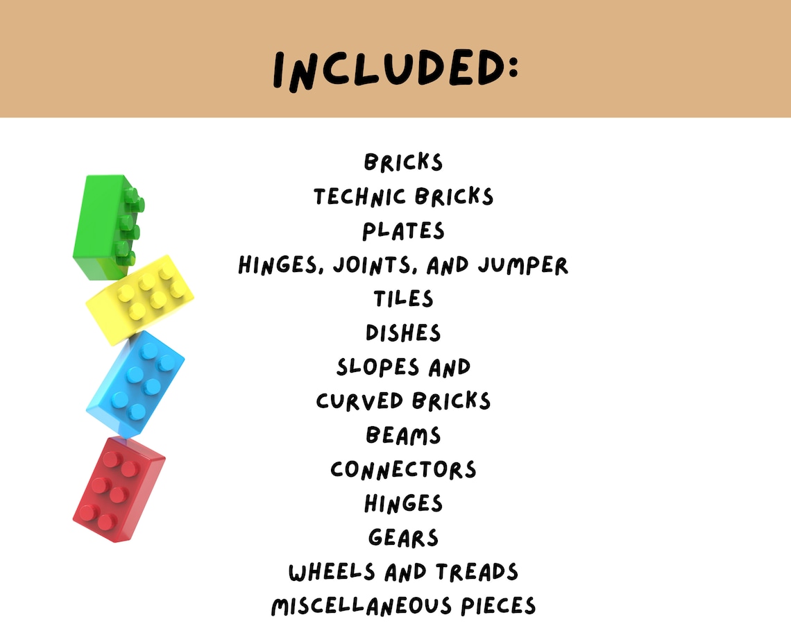 Building Bricks Organization Labels | Trofast Bin Storage | Bricks ...