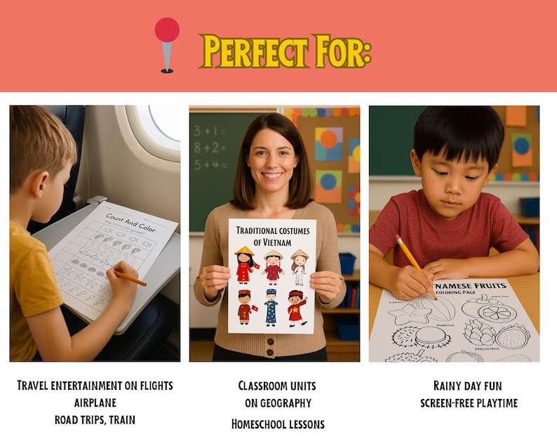 Explore Vietnam – Kids Printable Travel Book With Games, Vietnamese ...
