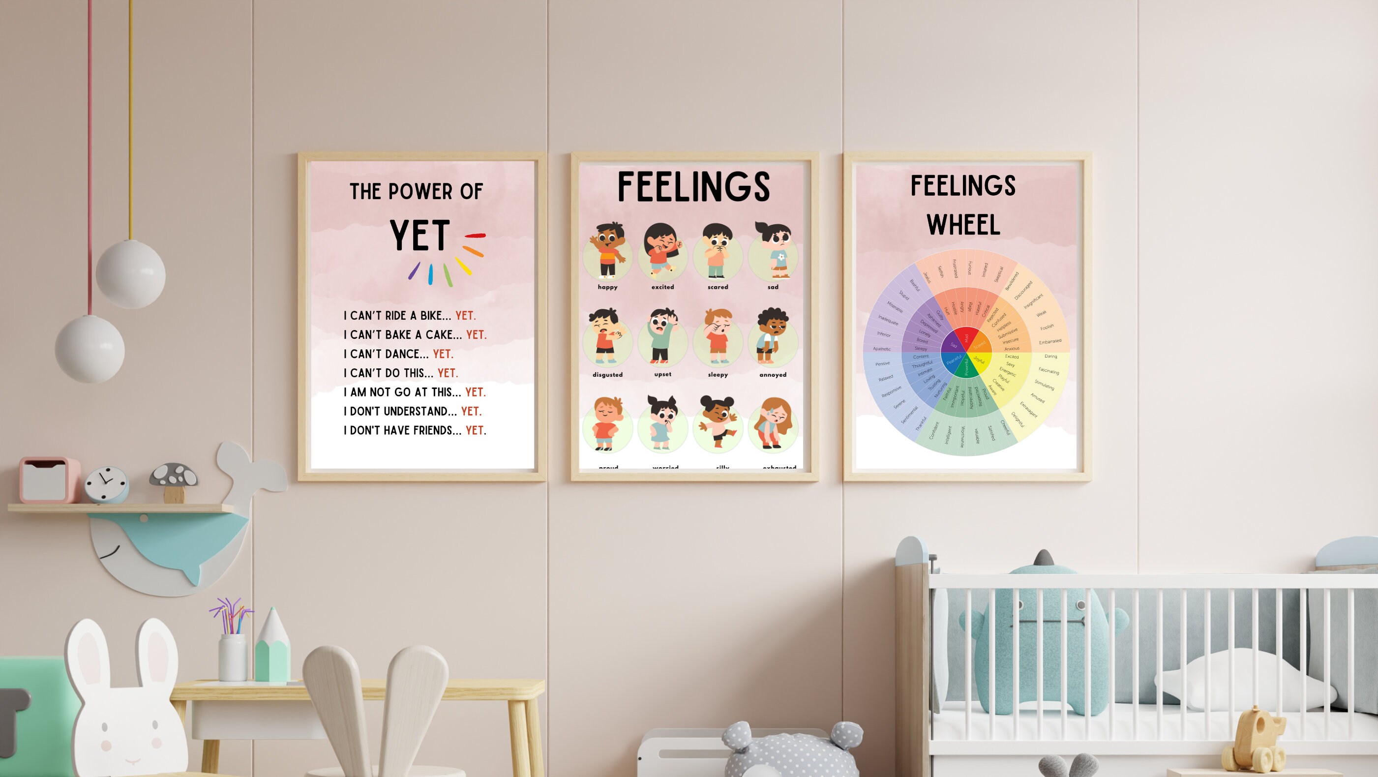6 Calming Corner Posters ,feelings Poster, Feelings Chart, Feelings ...