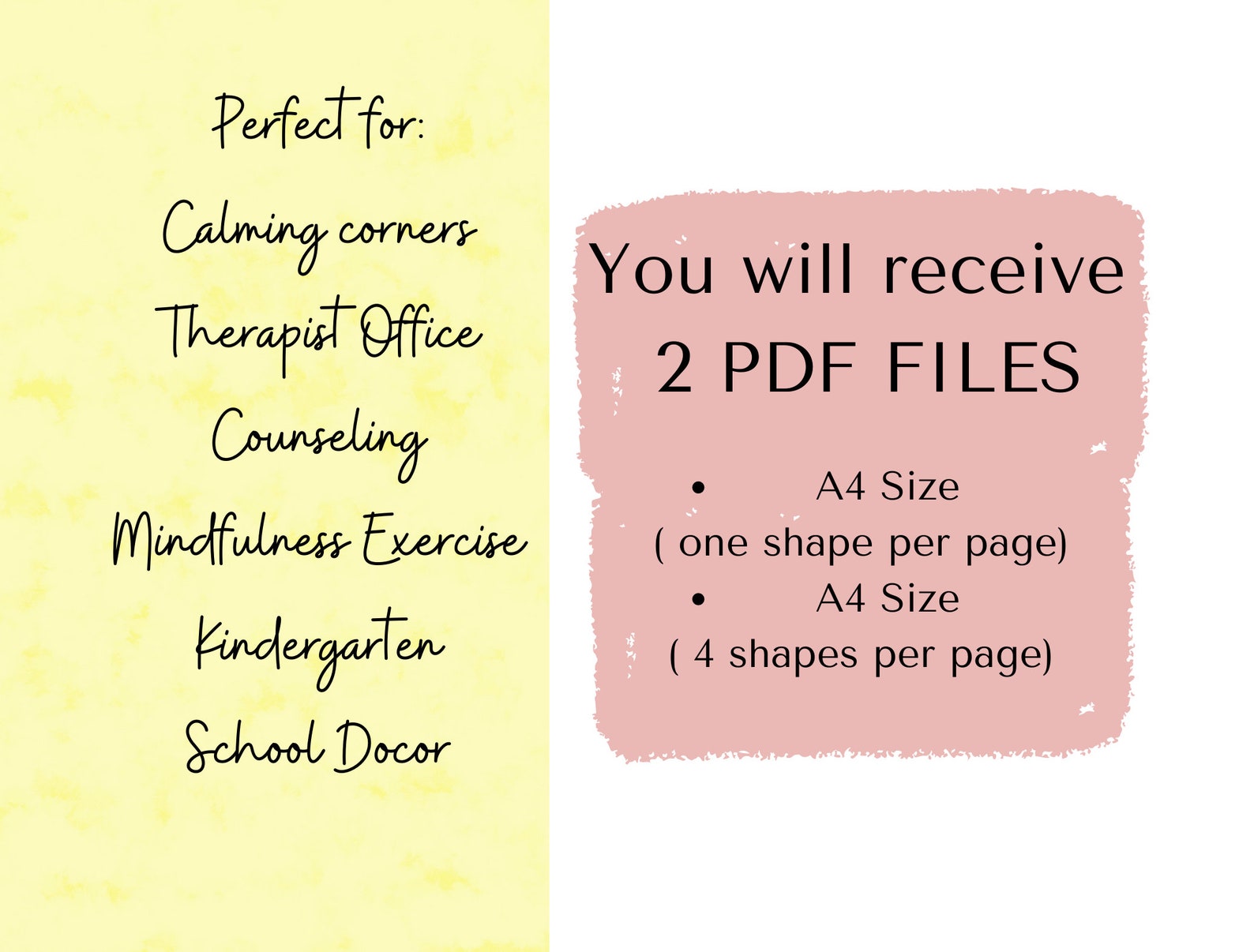 Mindfulness Breathing Cards , Breathing Shapes ,meditation Activity ...