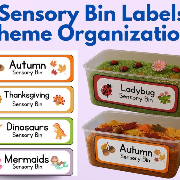 24 Bin Labels - Etsy