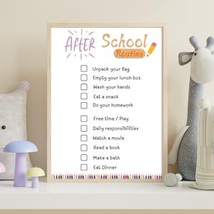 Before and After School Routine | Kids Room Decor | Back to School ...