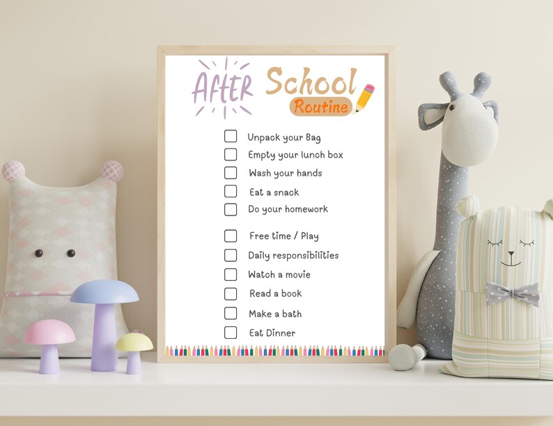Before and After School Routine | Kids Room Decor | Back to School ...