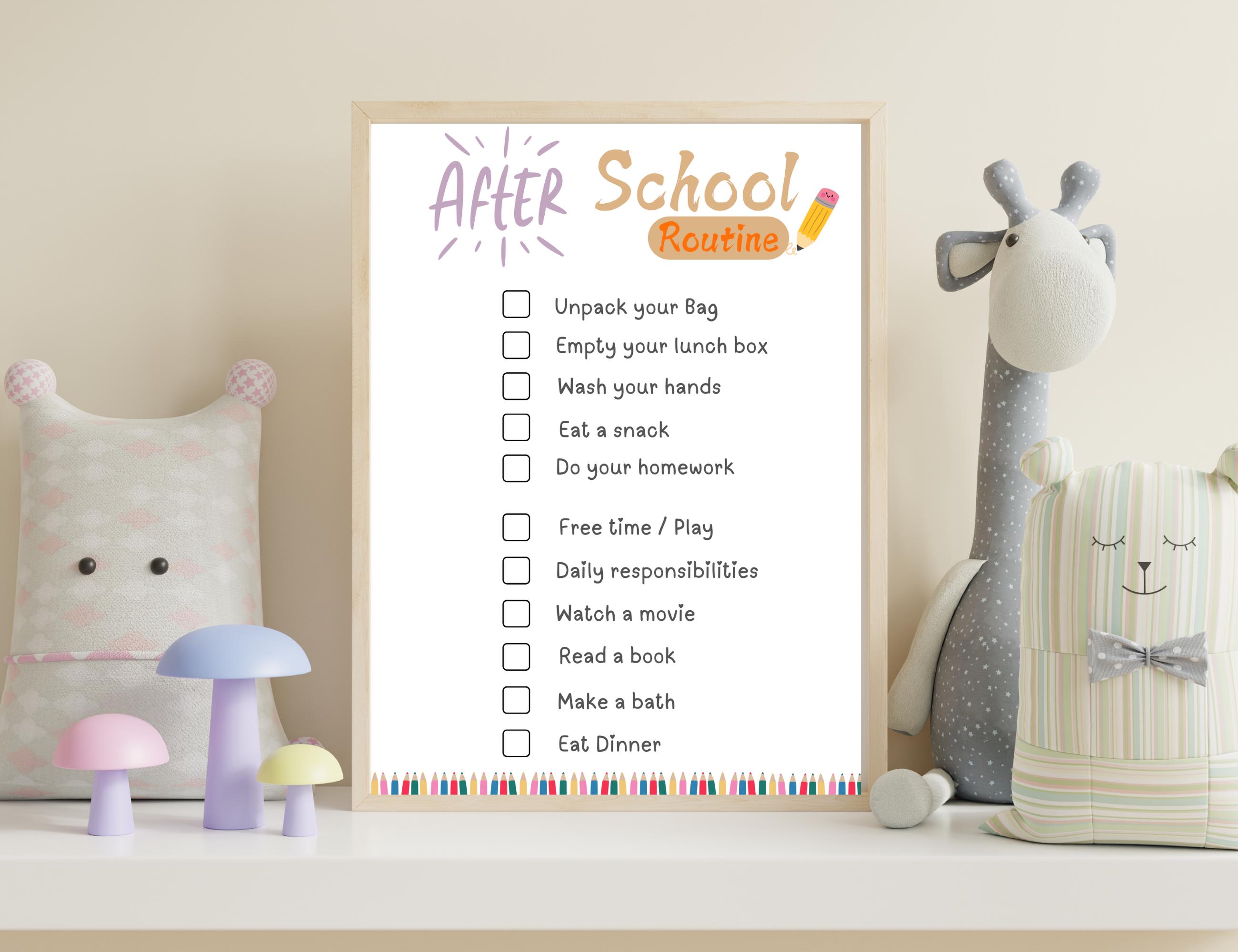Before and After School Routine | Kids Room Decor | Back to School ...