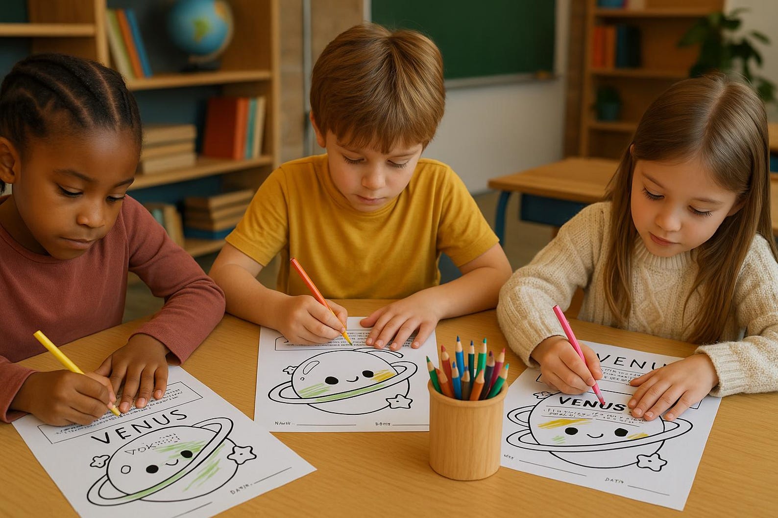Solar System Coloring Pages | Printable Space Activity | Planets ...
