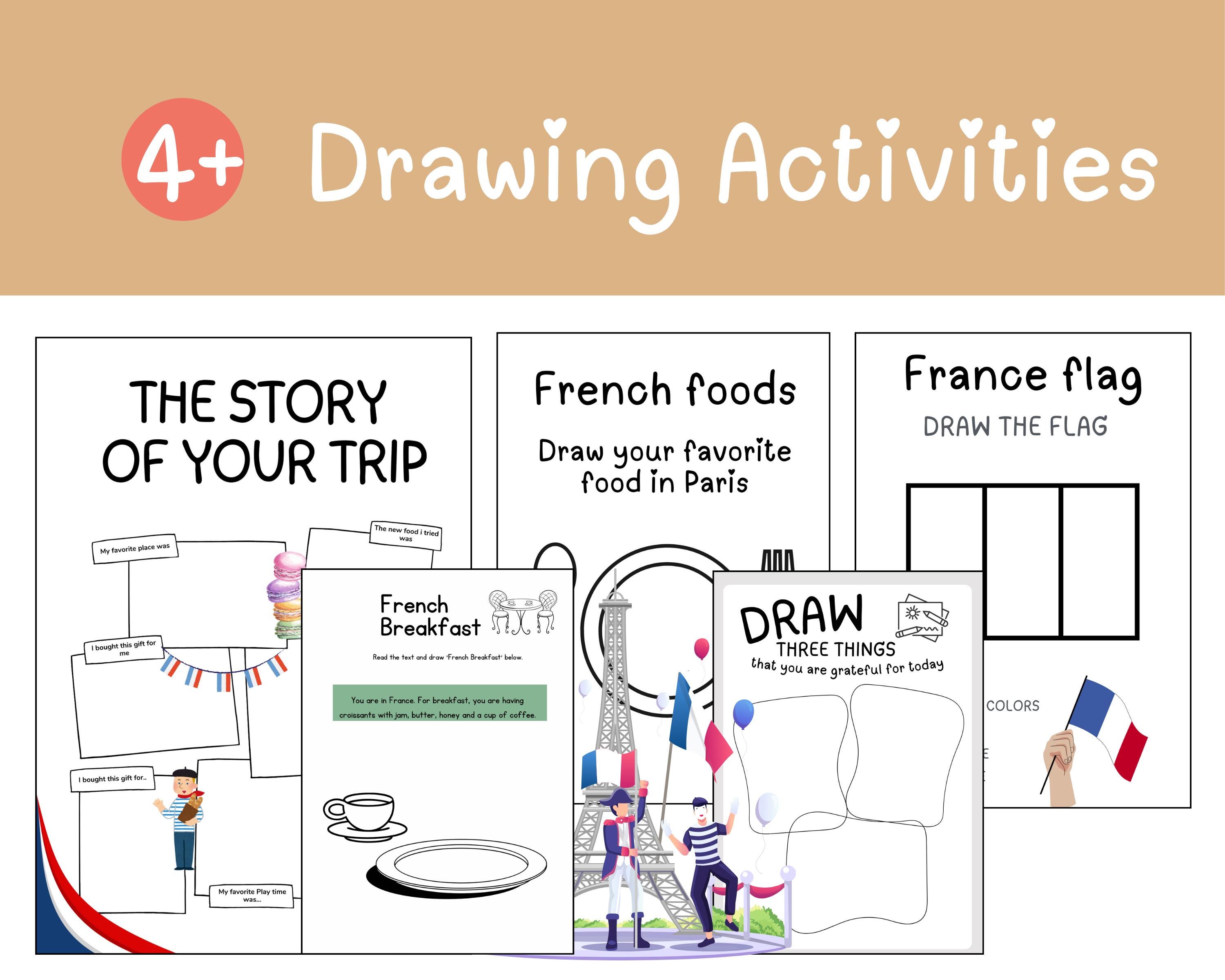 Let’s Explore France! Personalized Kids Activity Book, Travel Journal ...