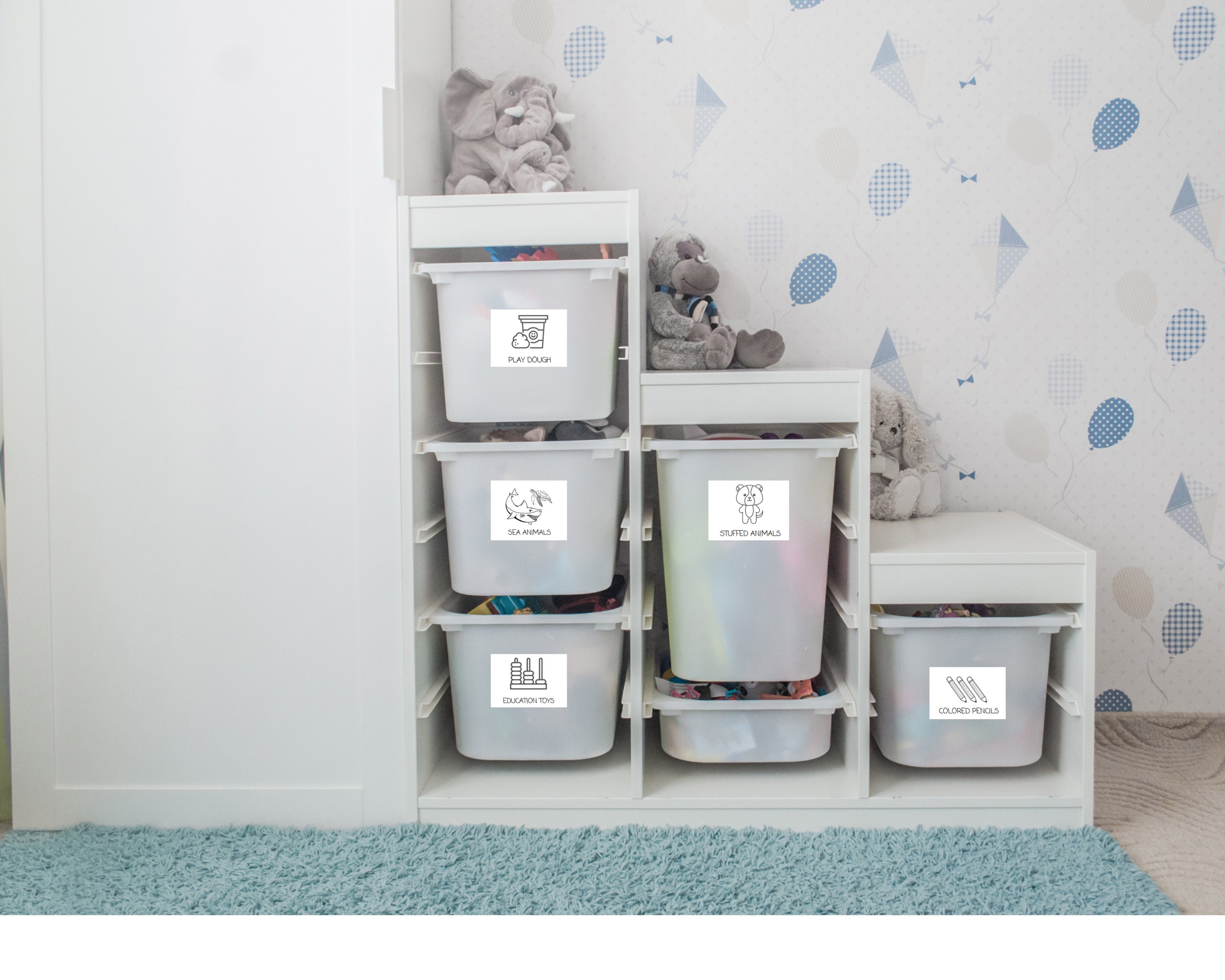 Mega Bundle: 88 Printable Toy Trofast Bin Storage Labels and - Etsy