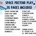 Space Station Pretend Play Printable, Space Dramatic Play, Kids Daycare ...