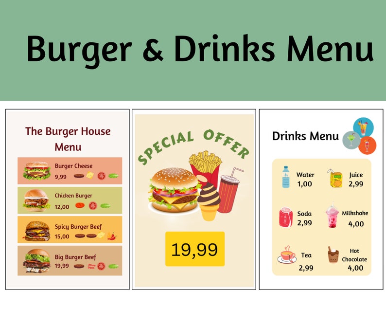 Hamburger Dramatic Play, Burger Shop Pretend Play, Classroom Dramatic ...