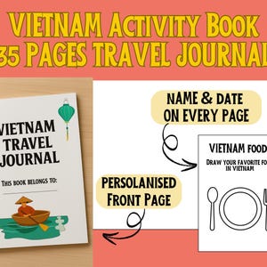Explore Vietnam – Kids Printable Travel Book With Games, Vietnamese ...