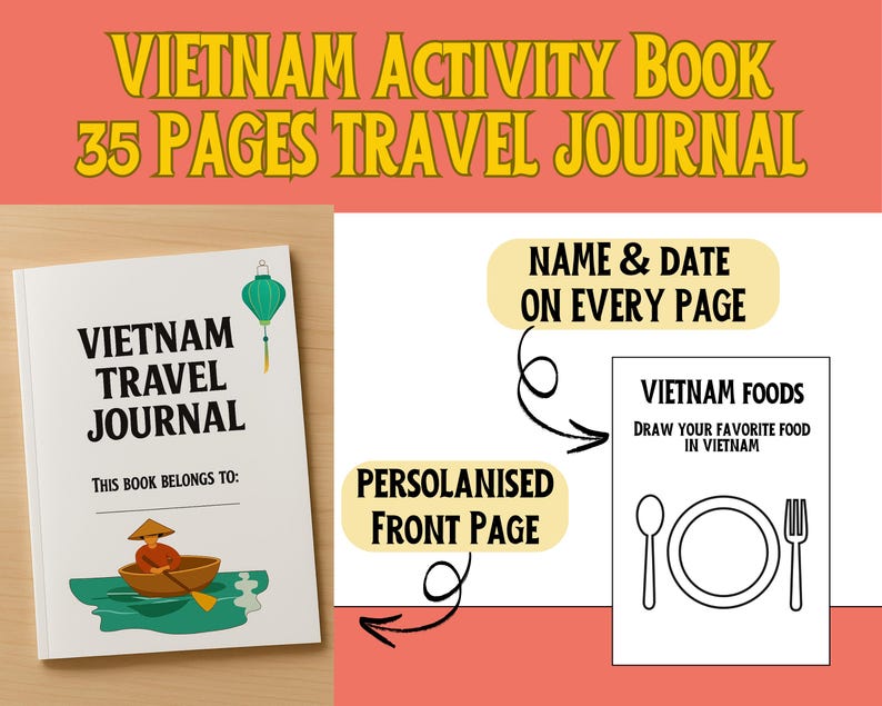 Explore Vietnam – Kids Printable Travel Book With Games, Vietnamese ...