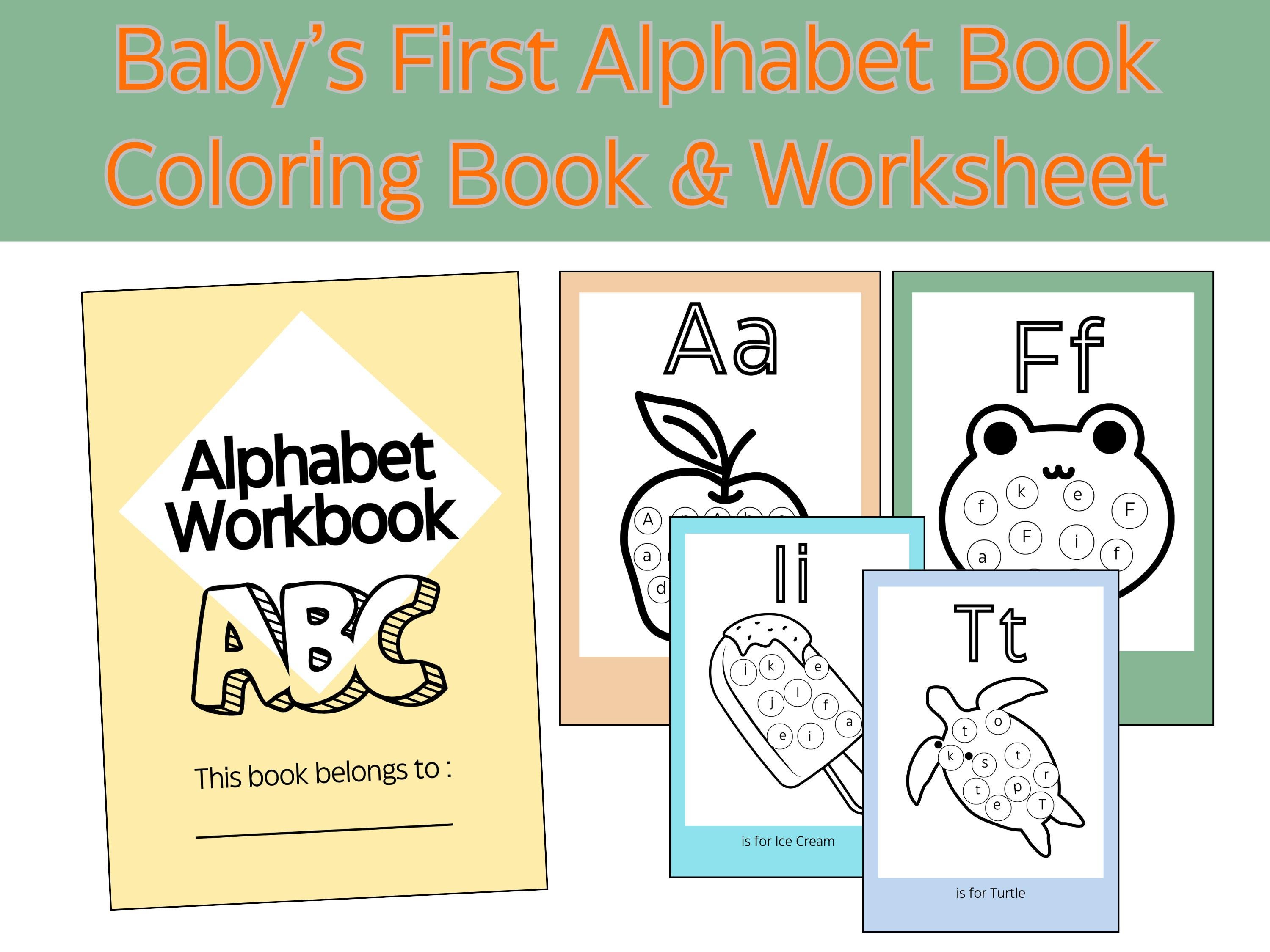 Printable Alphabet Learning Worksheets for Kids | Capital & Lowercase ...