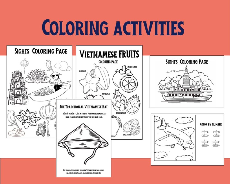 Explore Vietnam – Kids Printable Travel Book With Games, Vietnamese ...