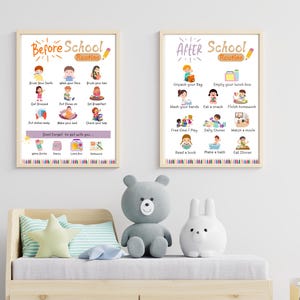 Before and After School Routine | Kids Room Decor | Back to School ...