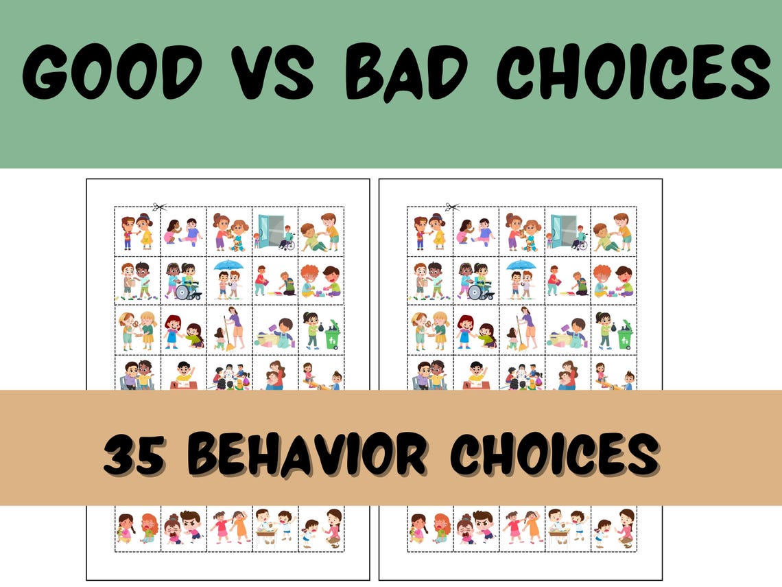 Good & Bad Behavior Sorting Activity | Teaching Material | Cut and ...