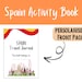 Spain Travel Activities, Kids Printable Worksheets for Barcelona ...