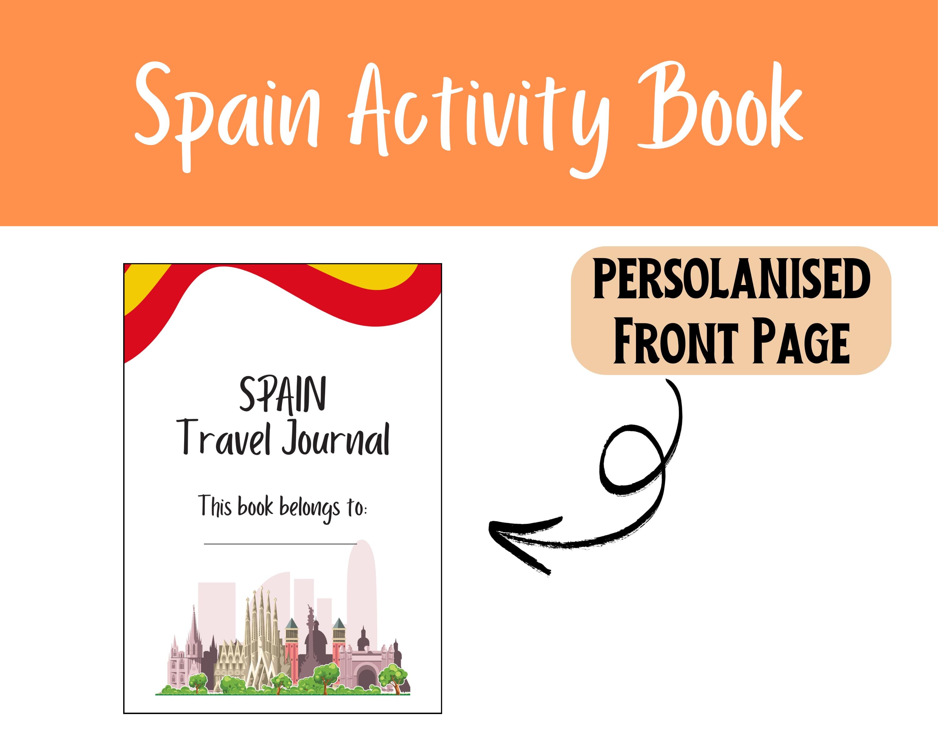 Spain Travel Activities, Kids Printable Worksheets for Barcelona ...