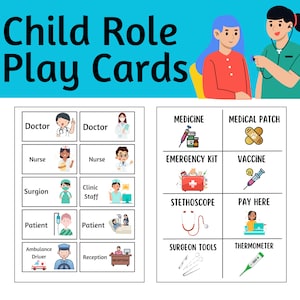 Doctor Printable Pretend Play, Clinic Hospital Dramatic Role Play ...