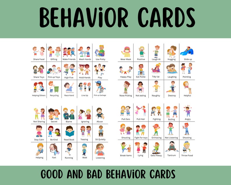 75 Behavior Pecs , First Then Visual Aid , Toddler Behavior Chart ...