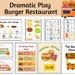 Hamburger Dramatic Play, Burger Shop Pretend Play, Classroom Dramatic ...