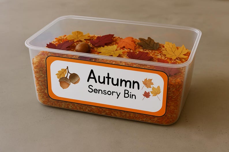 Sensory Bin Labels – 24 Printable Themes | Seasonal & Educational ...