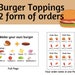 Hamburger Dramatic Play, Burger Shop Pretend Play, Classroom Dramatic ...