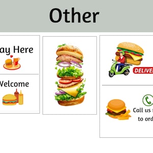Hamburger Dramatic Play, Burger Shop Pretend Play, Classroom Dramatic ...