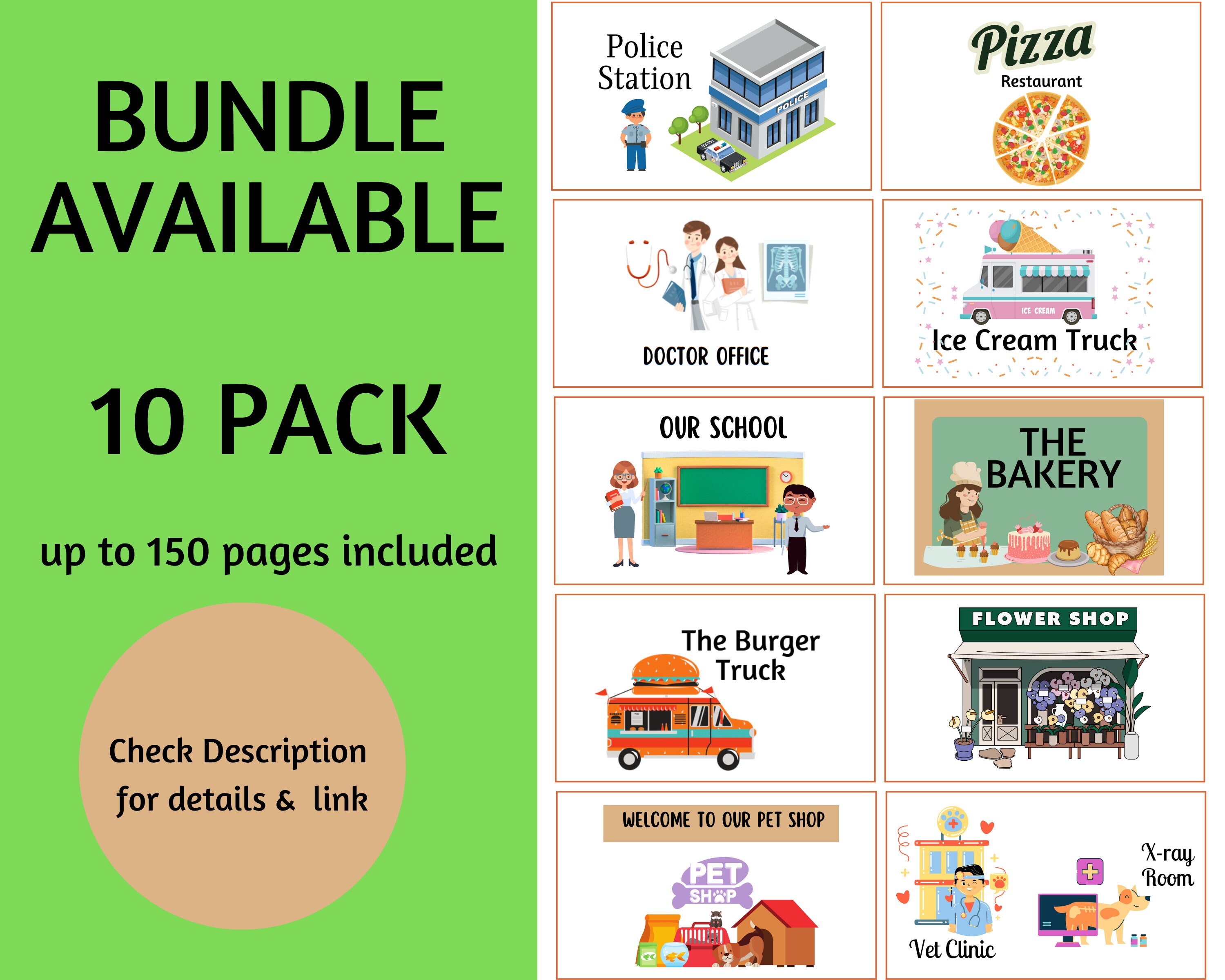 Bakery Shop Dramatic Play Kit ,preschool Sensory Play , Home Dramatic ...