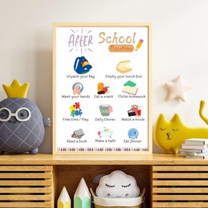 Before and After School Routine | Kids Room Decor | Back to School ...