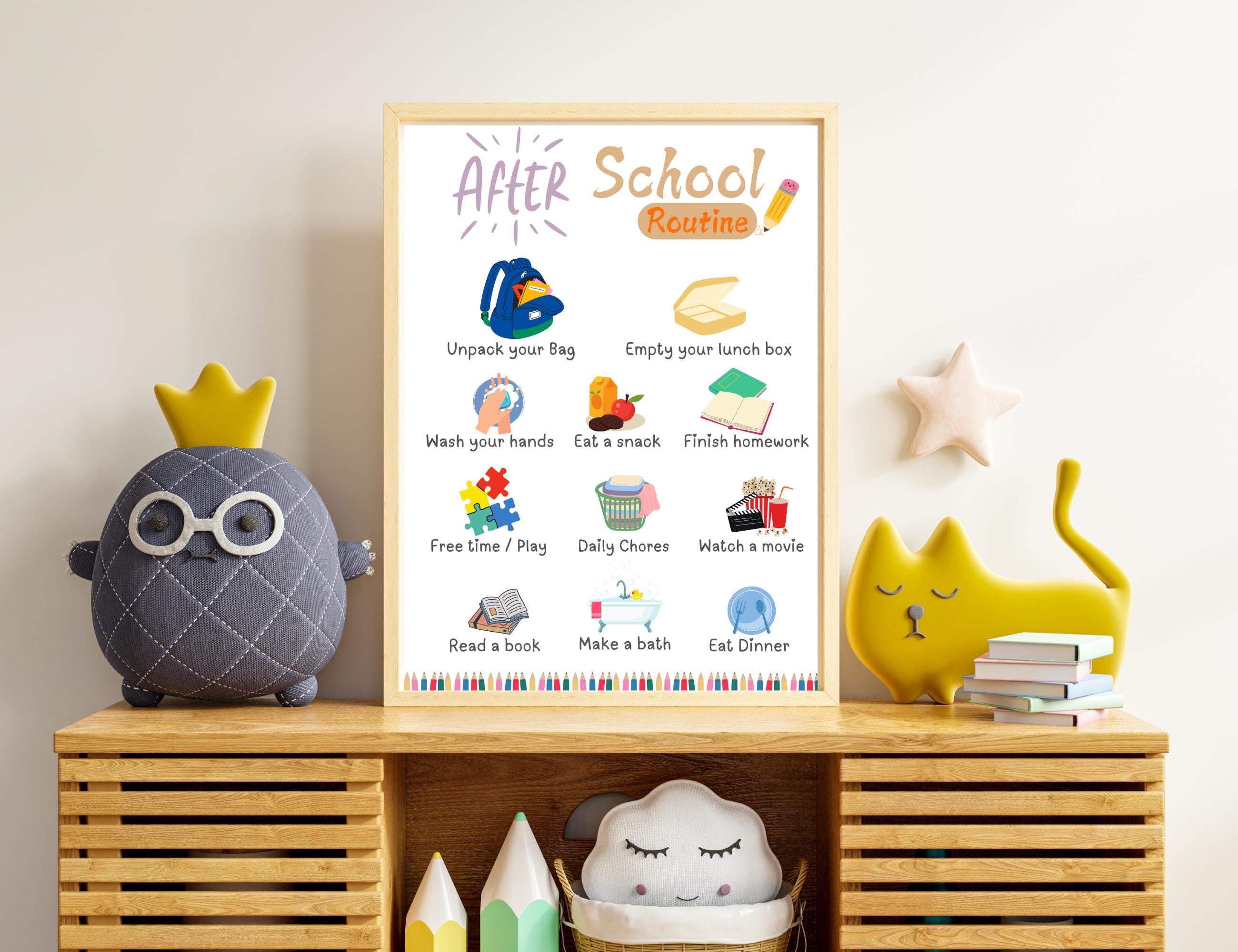 Before and After School Routine | Kids Room Decor | Back to School ...
