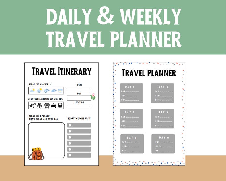 Bali Travel Journal, Kids Travel Activities,printable Coloring and ...