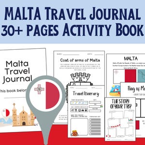 Let’s Explore Malta! Kids Travel Activities, Maltese Printable ...