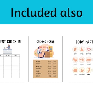 Doctor Printable Pretend Play, Clinic Hospital Dramatic Role Play ...