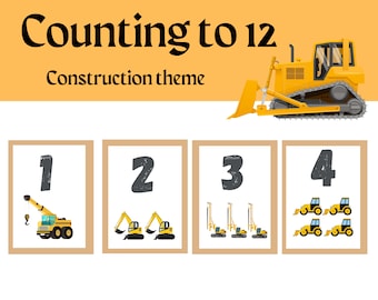 Number Flashcards, Counting Cards, Printable Number Flash Cards, Number ...