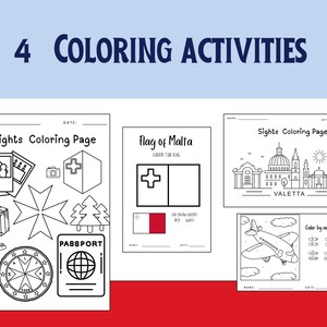 Let’s Explore Malta! Kids Travel Activities, Maltese Printable ...