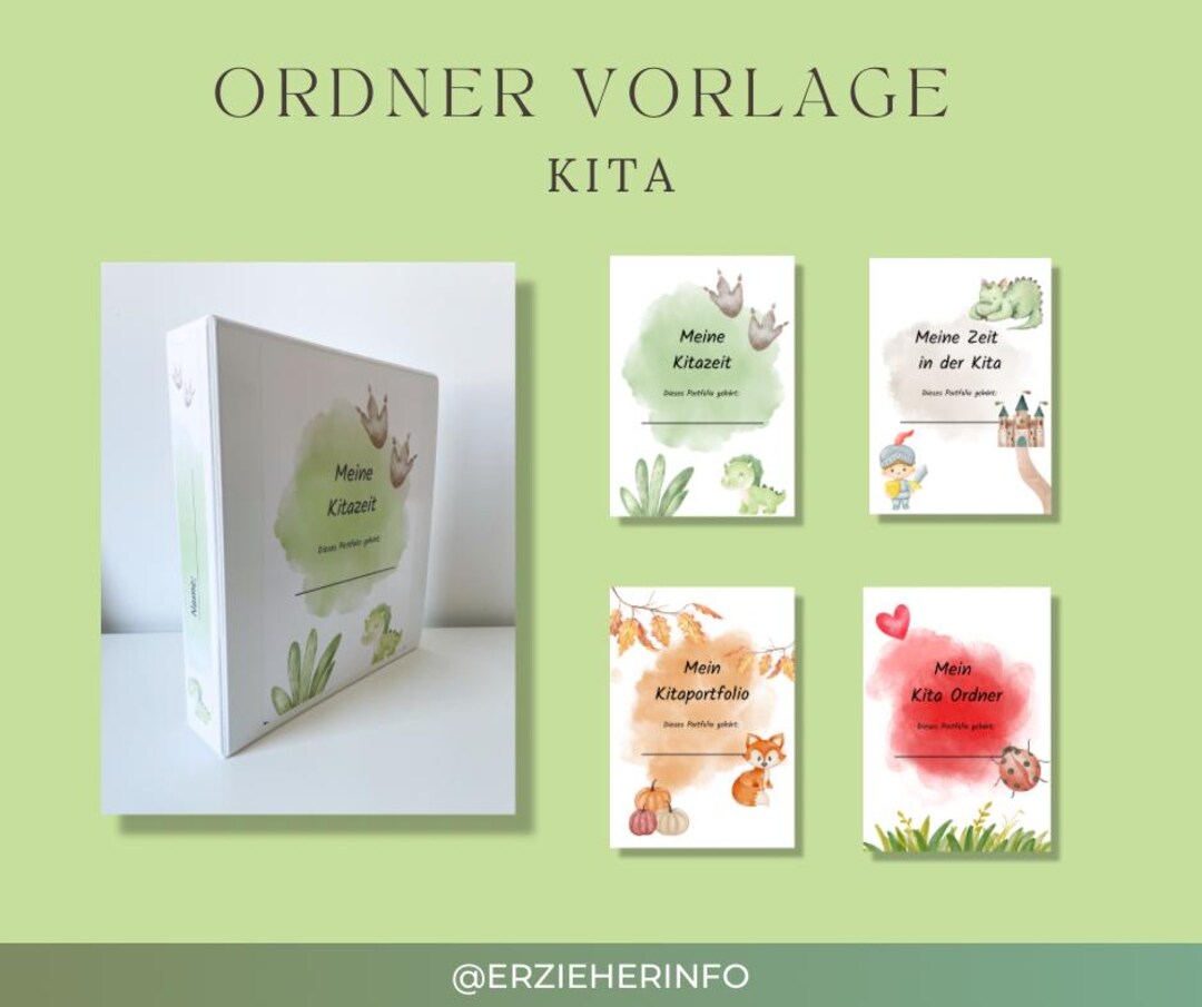 Daycare Folder Template - Etsy