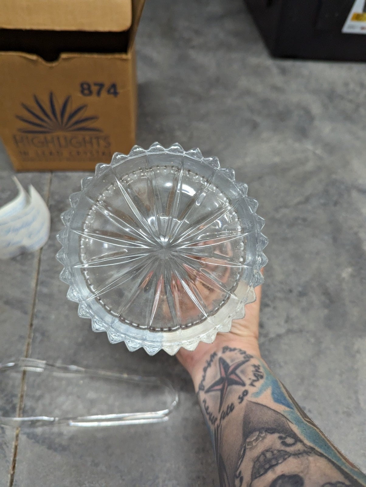 Highlights Lead Crystal Ice Bucket and Tongs by Princess House - Etsy