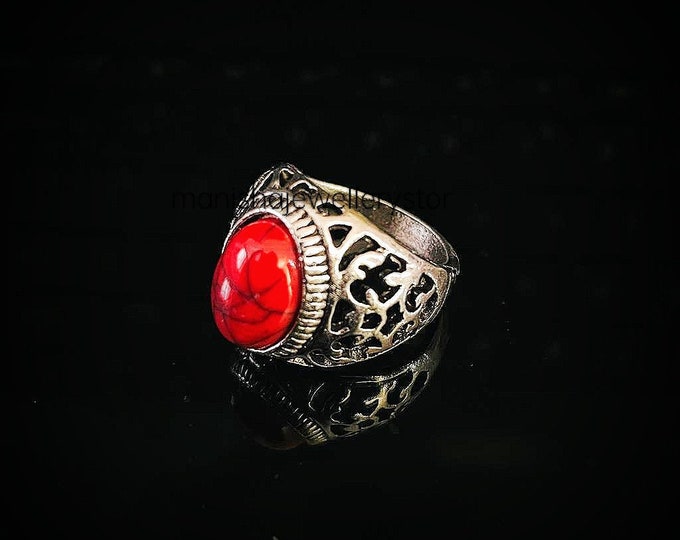 Aquamarine, Amazonite & Turquoise Gemstone Silver Ring - Etsy Canada