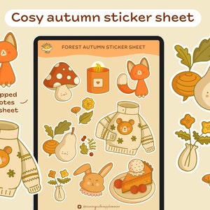 Digital Stickers | Fall Stickers | Autumn Mood | Cosy Autumn Stickers ...