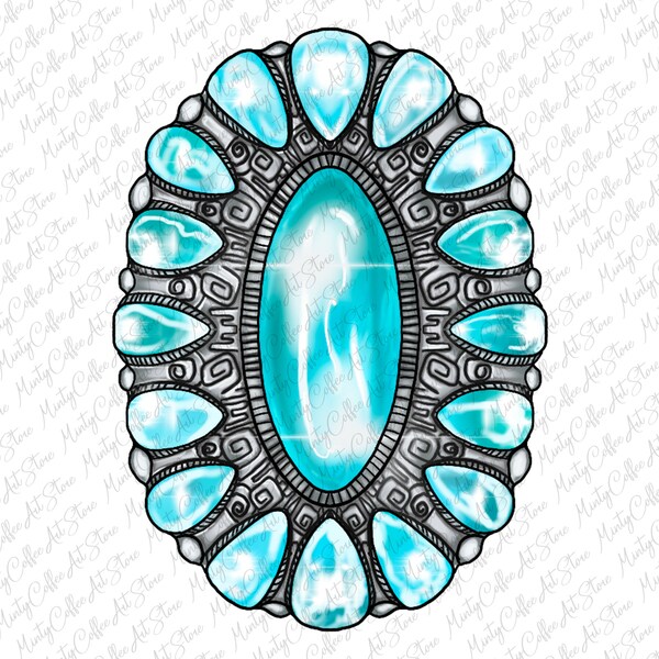 Turquoise Clipart - Etsy