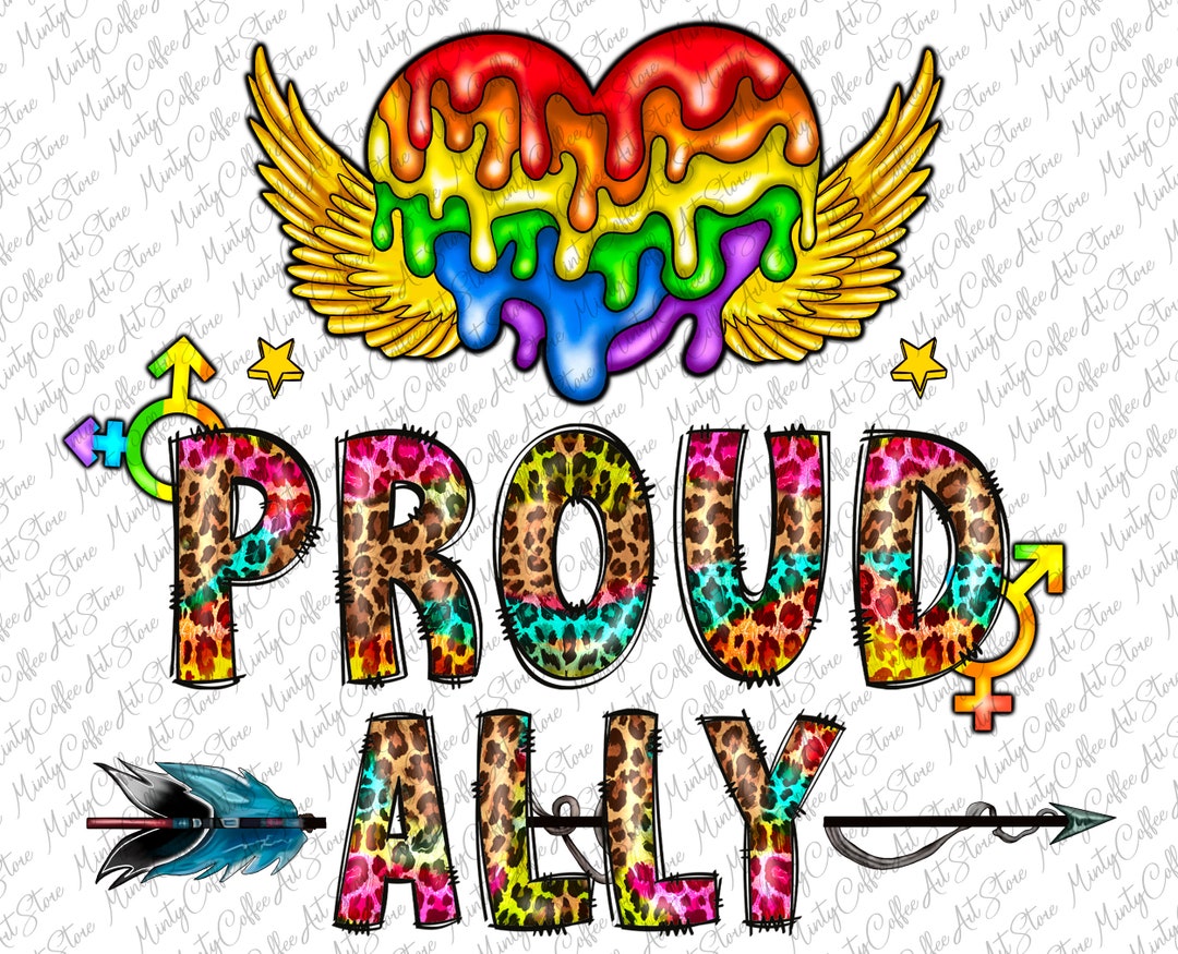 Proud Ally Png, LGBT Png, Rainbow, LGBTQ Png, Pride Png, Pride Flag Png ...