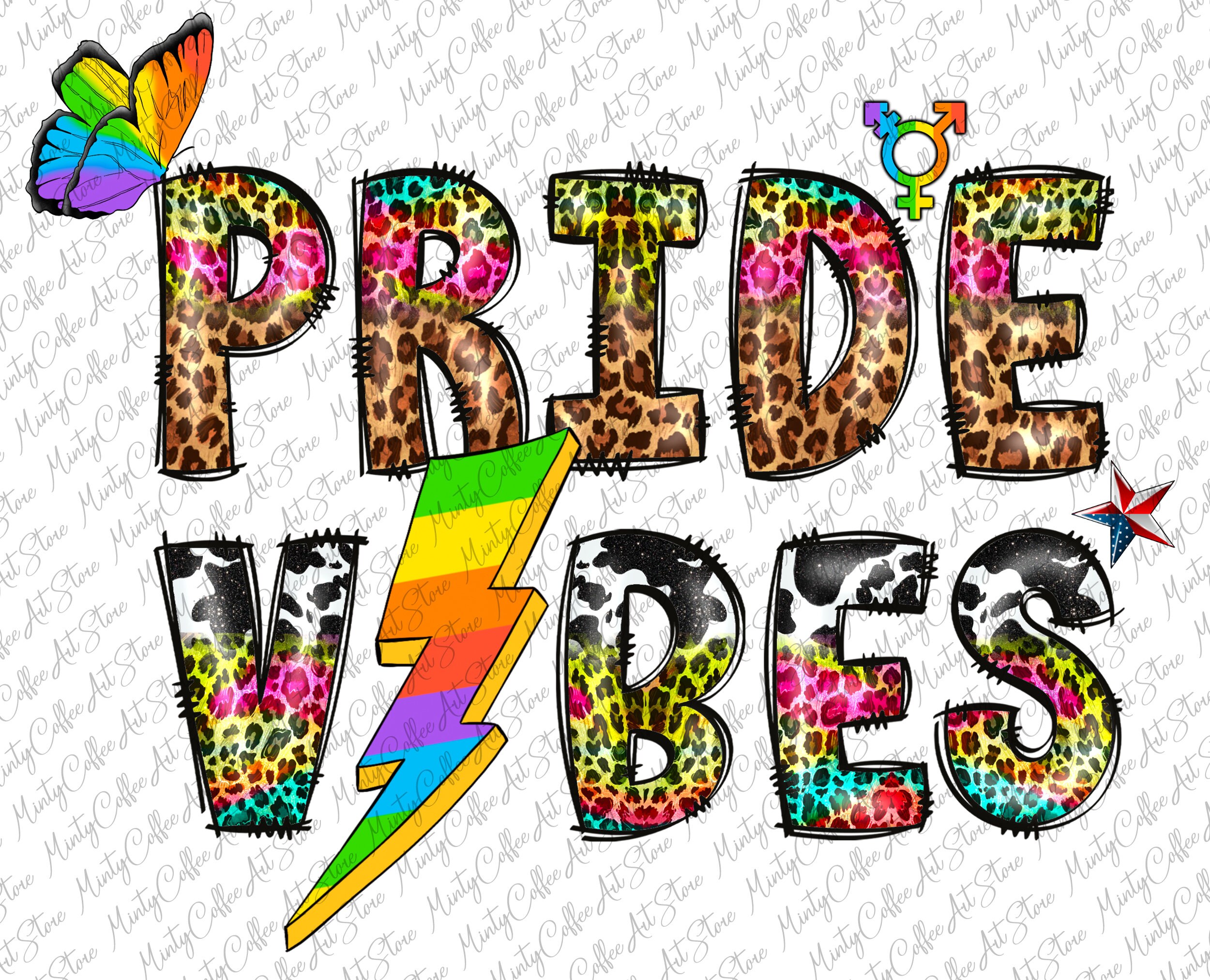 Pride Vibes Png LGBT Png Rainbow LGBTQ Png Pride Png - Etsy